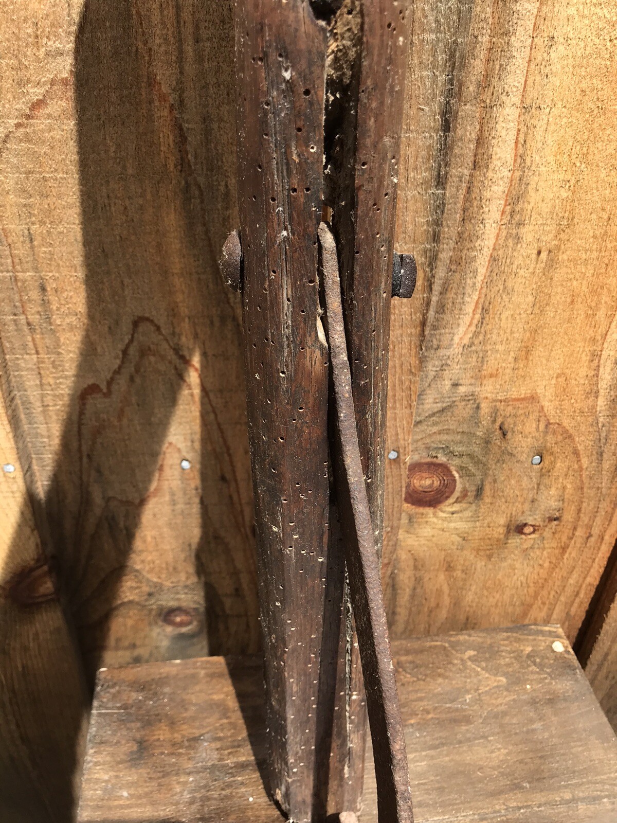 Antique Log Roller Turner Lumberjack Tool 50” Inches 1800's Primitive ...