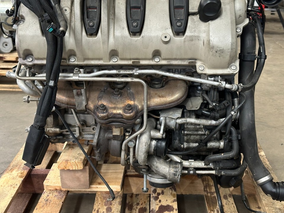 11 12 Porsche Cayenne Turbo M48 4.8L V8 Engine W/ Turbos 142k Miles ...