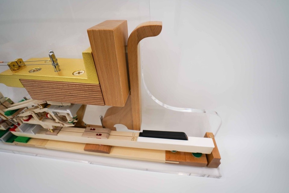 Grand Piano Action Model 2 keys Removable Action Soundboard Agraffe ...
