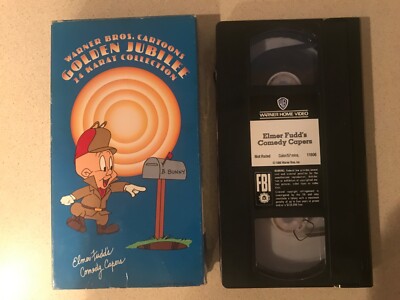 Elmer Fudd's Comedy Capers (VHS, 1986) Golden Jubilee 24 Karat ...
