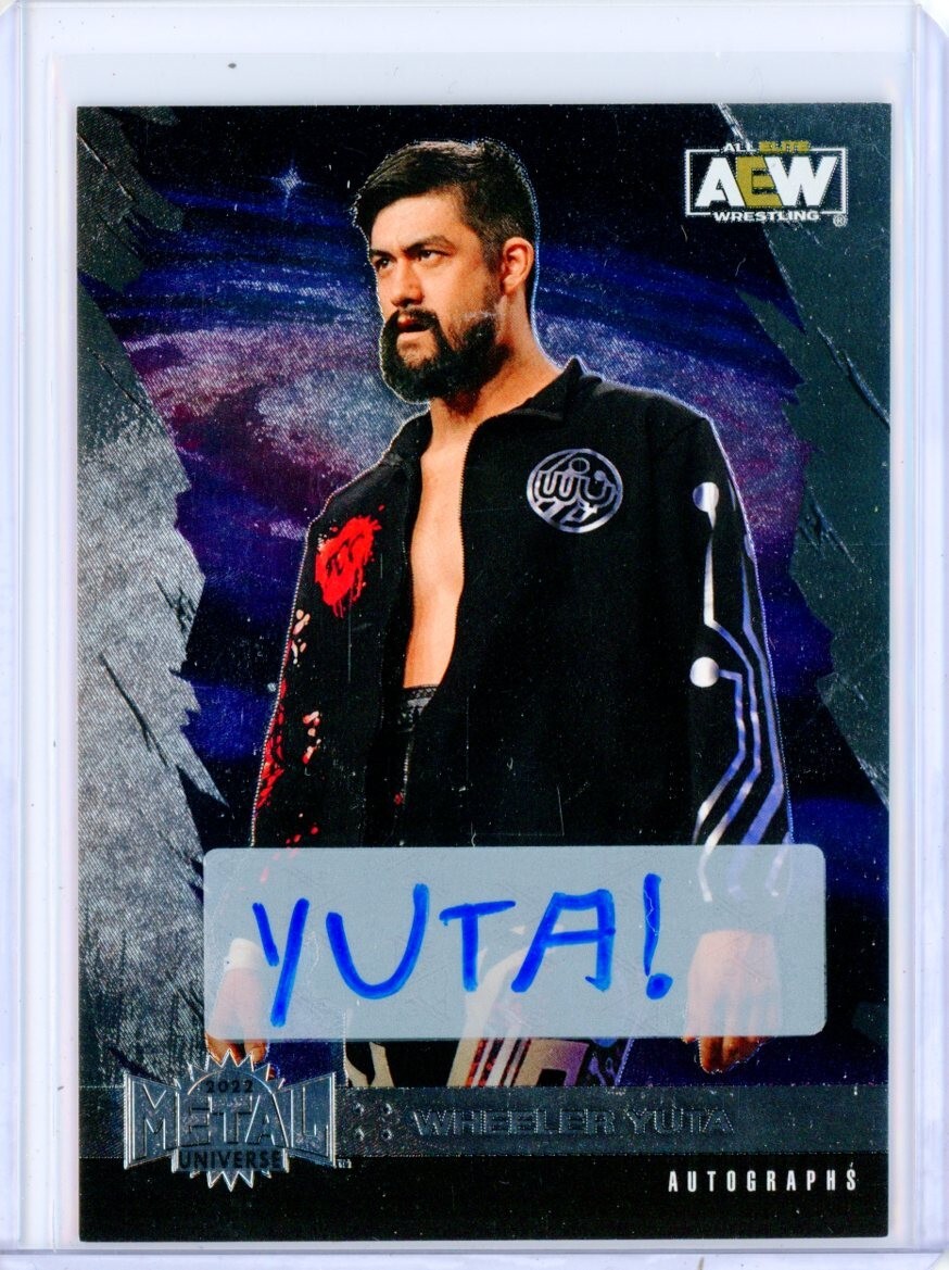 2022 Upper Deck Metal Universe AEW WHEELER YUTA AUTO Autograph ...