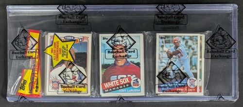 1985 Topps Baseball Unopened Rack Pack BBCE Sealed Puckett HOF RC Front ...