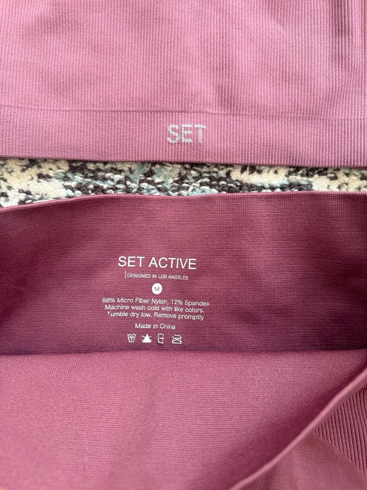 Set Active Sculptflex Set in Canyon Small Top Medium Bottom | eBay