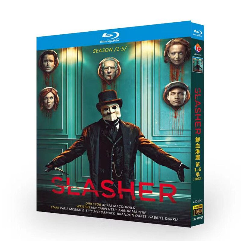 Slasher (2023) : Seasons 1-5 Complete TV Series Box Set 4 Disc Blu-ray ...