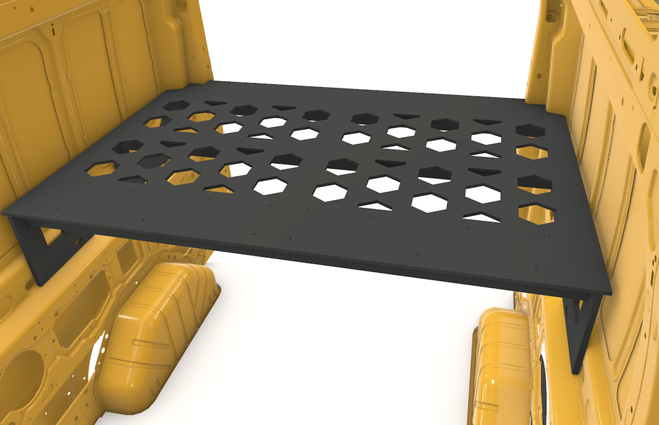 REAR BED PLATFORM FORD TRANSIT MK 8 L3 – / for Camper Van - (12mm Hex ...