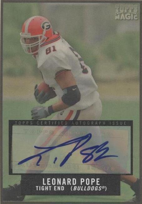 2009 Topps Magic - Leonard Pope #79 Autographs (AU) for sale online | eBay