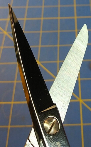 Knife Edge Sewing Scissors 5 Inch-With Leather Sheath 743921511117 | eBay