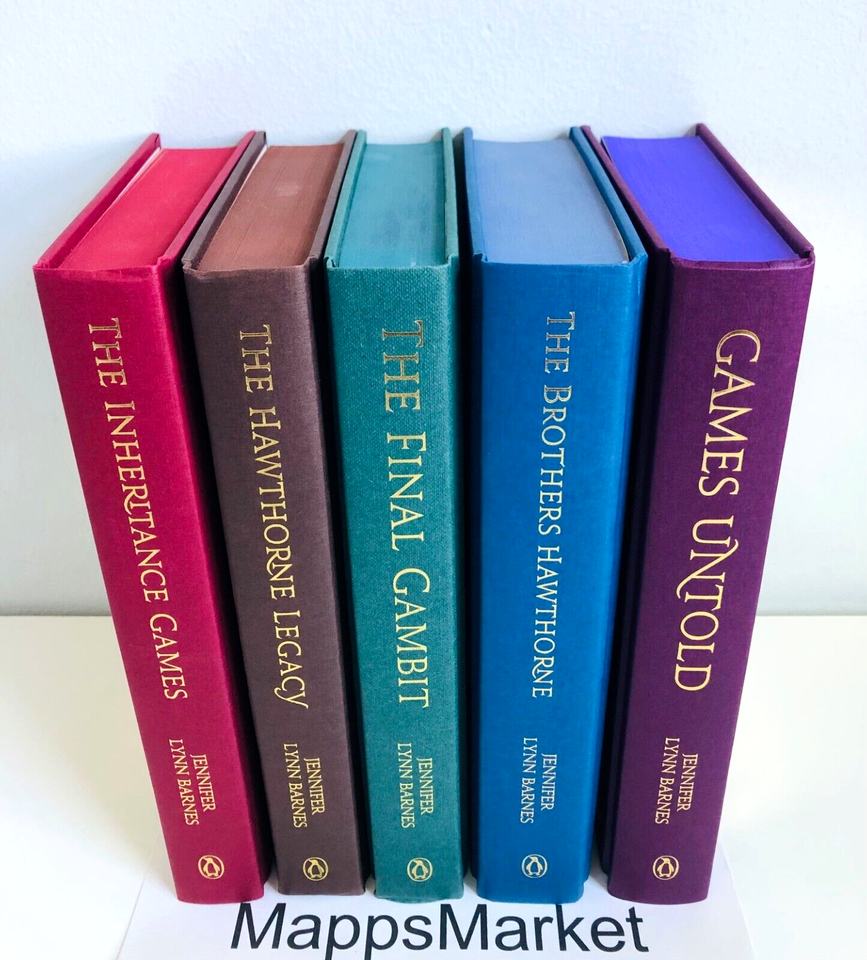 Inheritance Games Books 1-5 SIGNED by Jennifer Lynn Barnes FAIRYLOOT ...