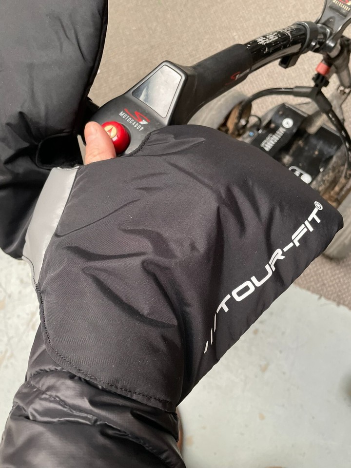 Tour-Fit Golf Trolley Mittens Fleece Lined Thermal Winter Golf Cart ...