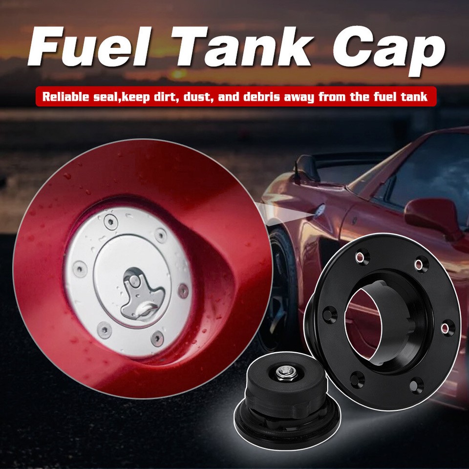 Aircraft Style Fuel Filler Neck Pop-Up Gas Tank Cap w/ 6 Hole Flush ...