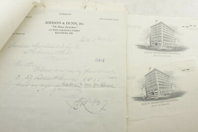 1931 Lamson Goodnow Addison Dunn Inc Baltimore MD Sabatiers Ephemera ...