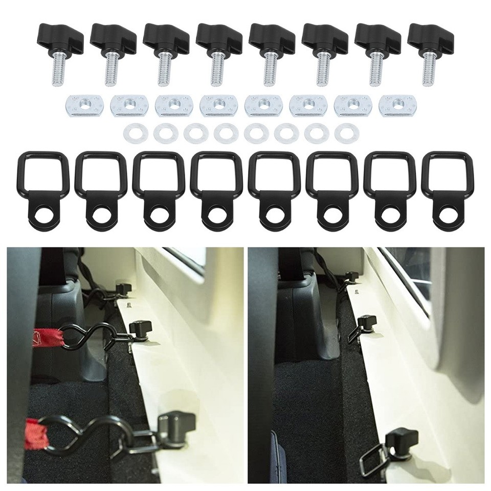 ⁺Hard Top Quick Removal Fastener Kit Thumb Screw Nut TieDown DRing For ...