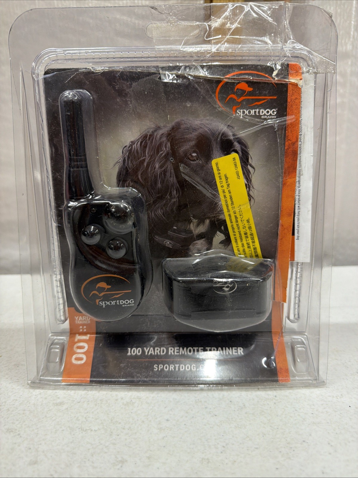 SportDog 100 Yard Remote Trainer YT-100 8 Levels Static Dog Training ...