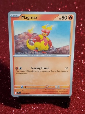 2025 Pokémon TCG Journey Together #0126 Magmar 020/159 Basic HP80 ...