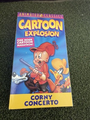 Bugs Bunny Animated Classics Cartoon Explosion (VHS, 1999) Corney ...