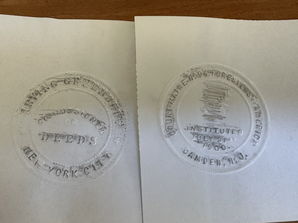 PAIR ANTIQUE / VINTAGE CAST IRON LION HEAD SEAL EMBOSSER PRESS STAMP | eBay