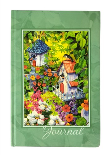 Penman Paper Blank Journal Lined Paper Summer Scene Flowers Birds ...