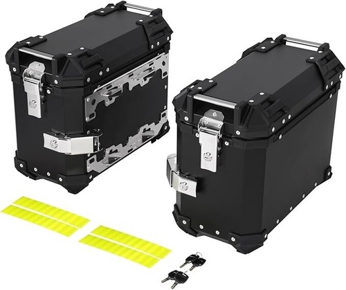 Motorcycle ADV Off Road Side Box Pannier Saddle Case Storage Saddlebag ...