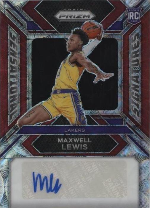 2023-24 Panini Prizm - Sensational Signatures Maxwell Lewis #SS-ML ...