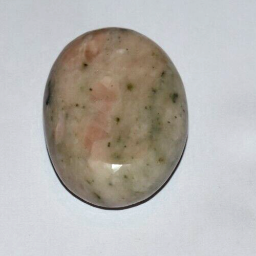 Verdant Memory Pink Feldspar Green Olivine Granite Palm Stone North ...