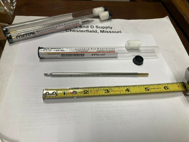 Metcal Sttc-137 Soldering Irons Tip .07in 1.78mm 30dg Chisel for sale ...