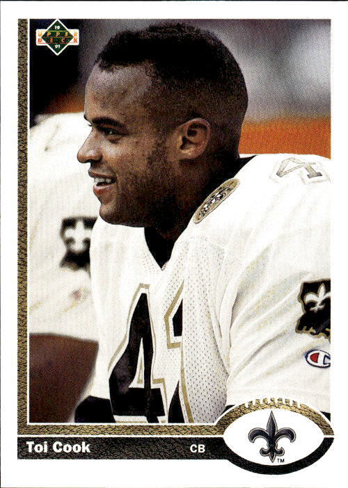 Toi Cook 1991 Upper Deck #682 New Orleans Saints | eBay