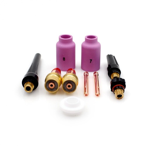 WS 10pcs TIG Collet 10N23&Gas Lens Collet Body 45V25&Ceramic Nozzle ...