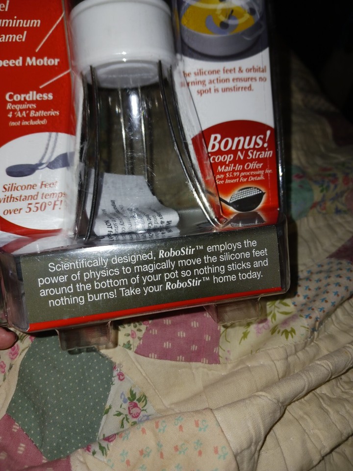 NEW As Seen on TV Robo Stir Automatic Pot Stir Soup Sauces Kitchen ...