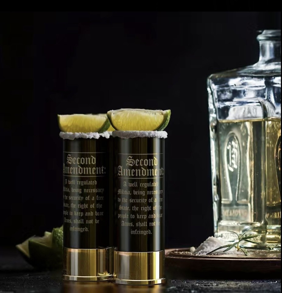 2 Second Amendment 12 Gauge Shotgun Shells Shot glasses | eBay