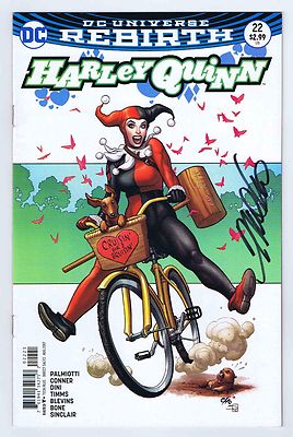 Harley Quinn #22 Variant NM 1st Print Signed w/COA Frank Cho 2017 DC ...