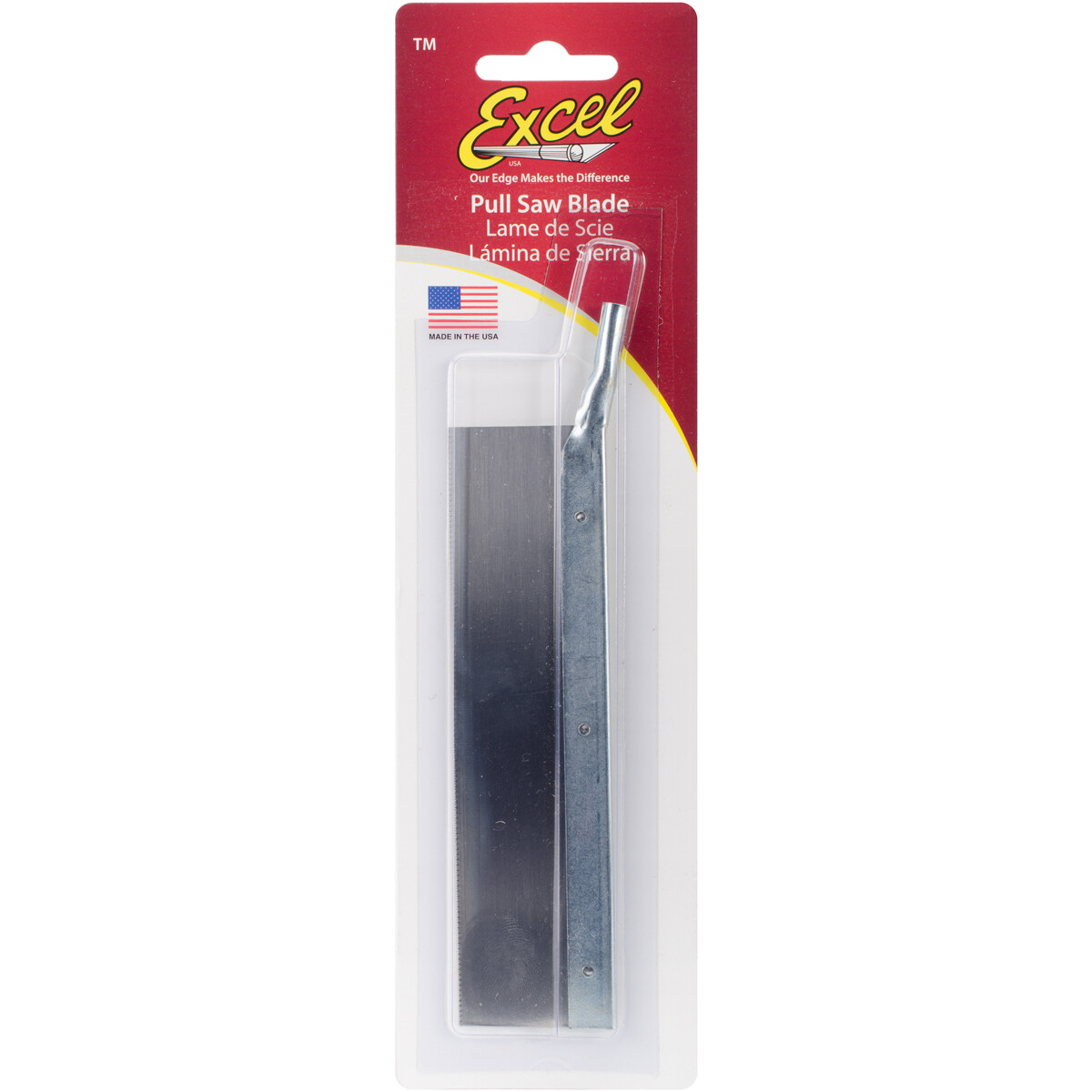 Excel Pull Saw Blade Hobby Blade For Wood Plastic Soft Metals 5" Blade
