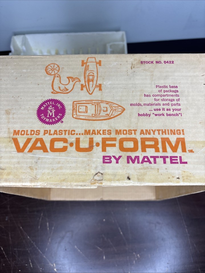 Vintage 1962 Mattel Vac-U-Form W/ Extras Bundle Tested Works Plastic ...