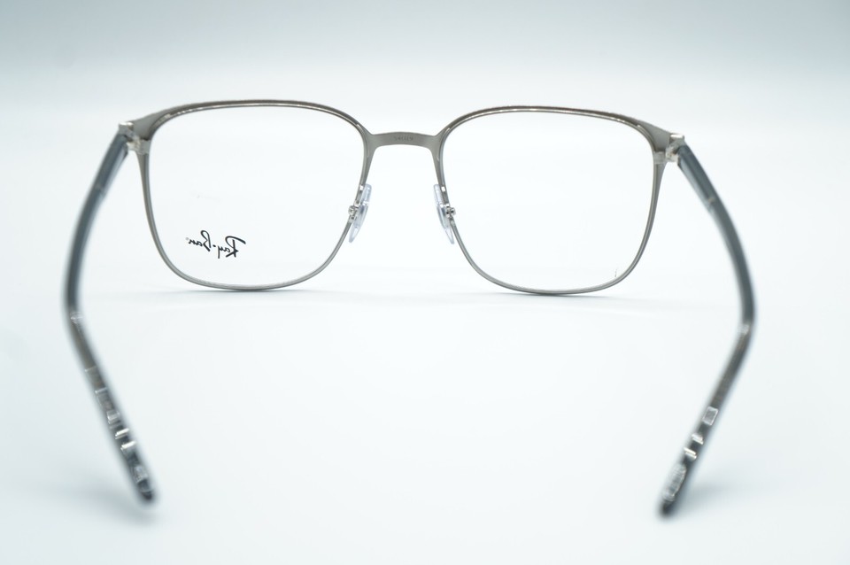 NEW RAY BAN RB 6512 2595 BRUSHED SILVER EYEGLASSES FRAME RX 54-19 | eBay