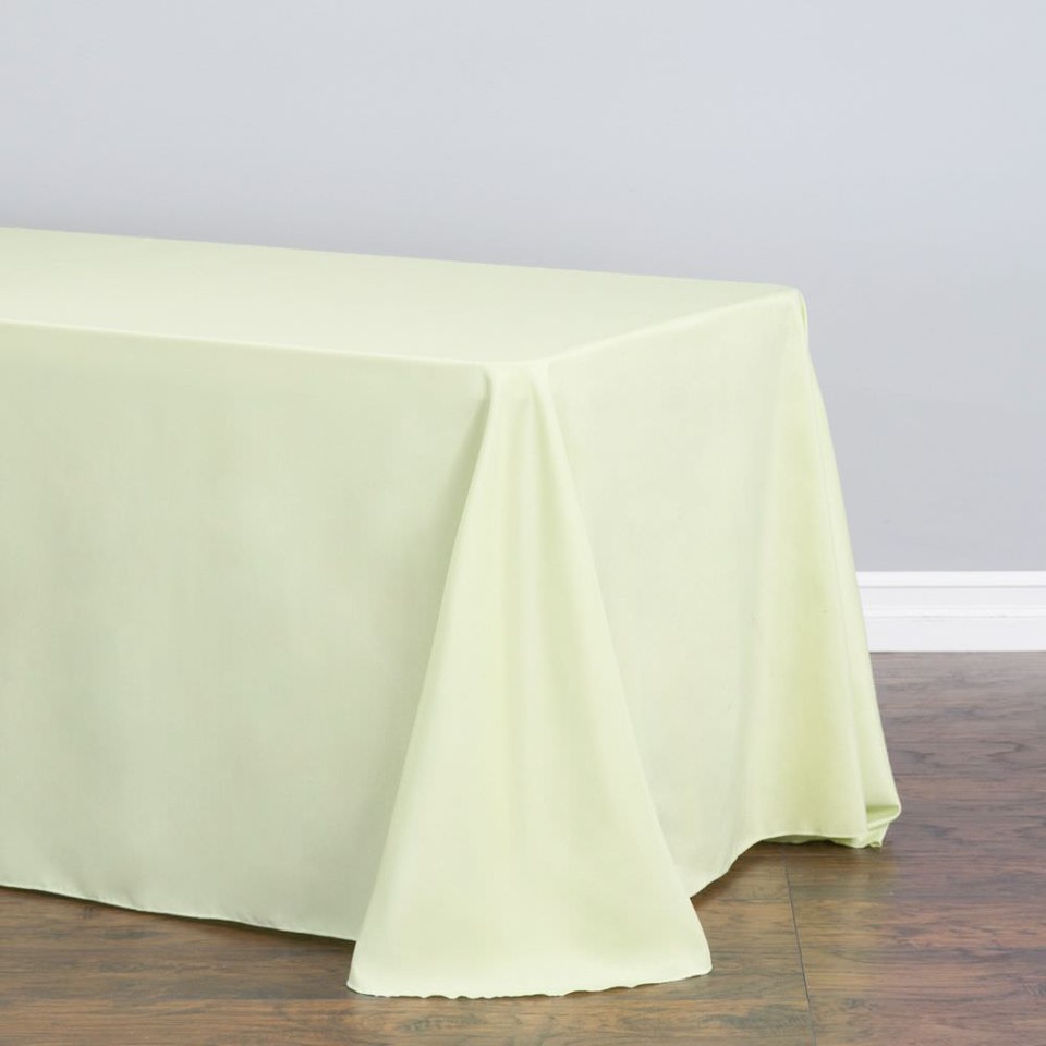 LinenTablecloth 90 x 156 in. Rect Poly Tablecloths,33 Color! Wedding ...