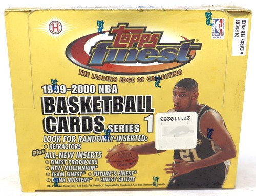 1999/00 Topps Finest Series 1 NBA Basketball Unopened Hobby Box ...
