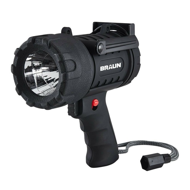 Braun 400 LED Lumen Waterproof USB Rechargeable Spotlight LithiumIon ...