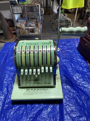 VINTAGE PAYMASTER Check Writing Machine Series 8000 Ribbon Writer ...