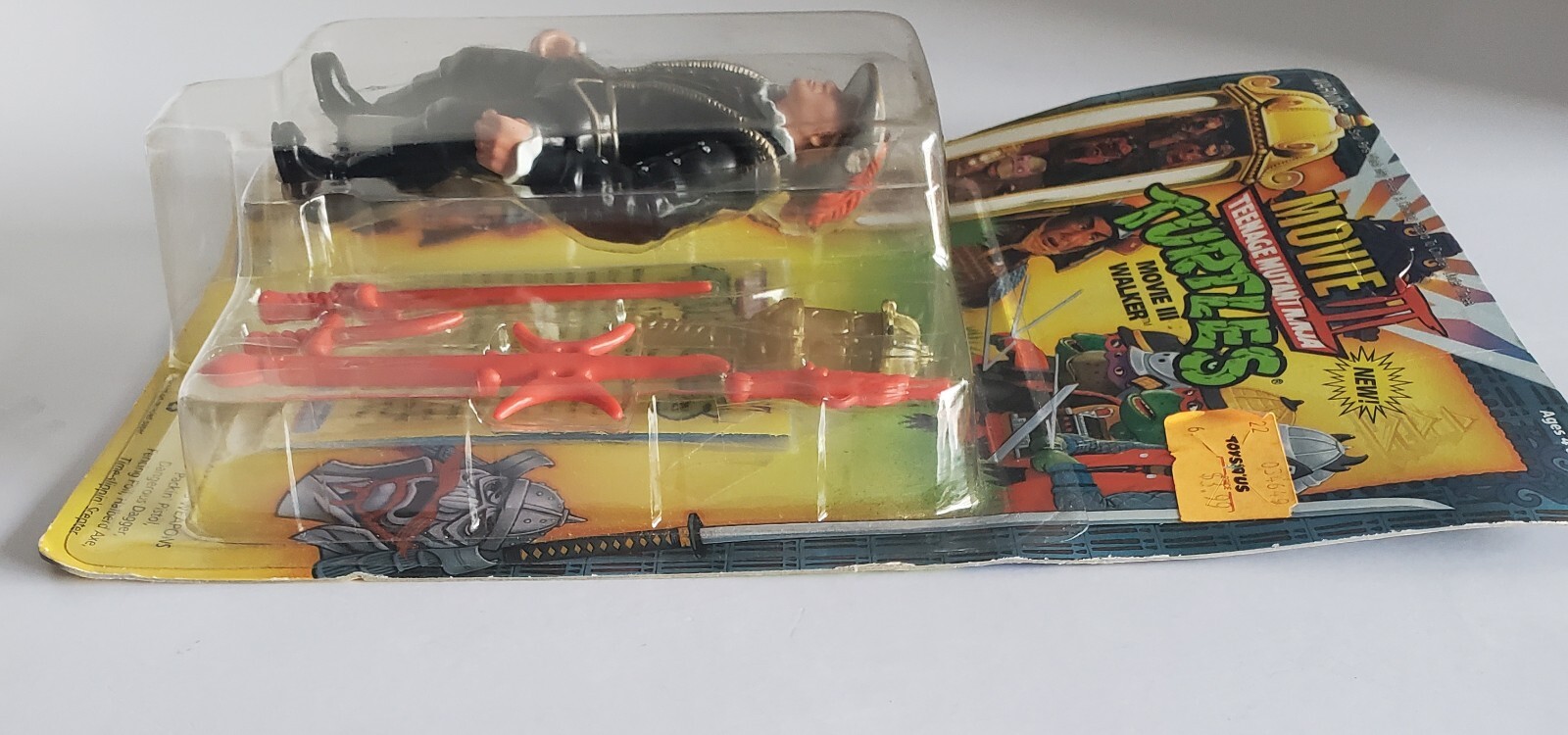 Vintage 1992 TMNT Movie III Walker Figure Complete With Card ...