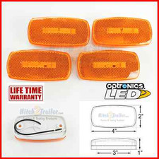 GLO-BRITE 122Y Orange / Amber Marker Light Lens Rv/camper Globrite for ...