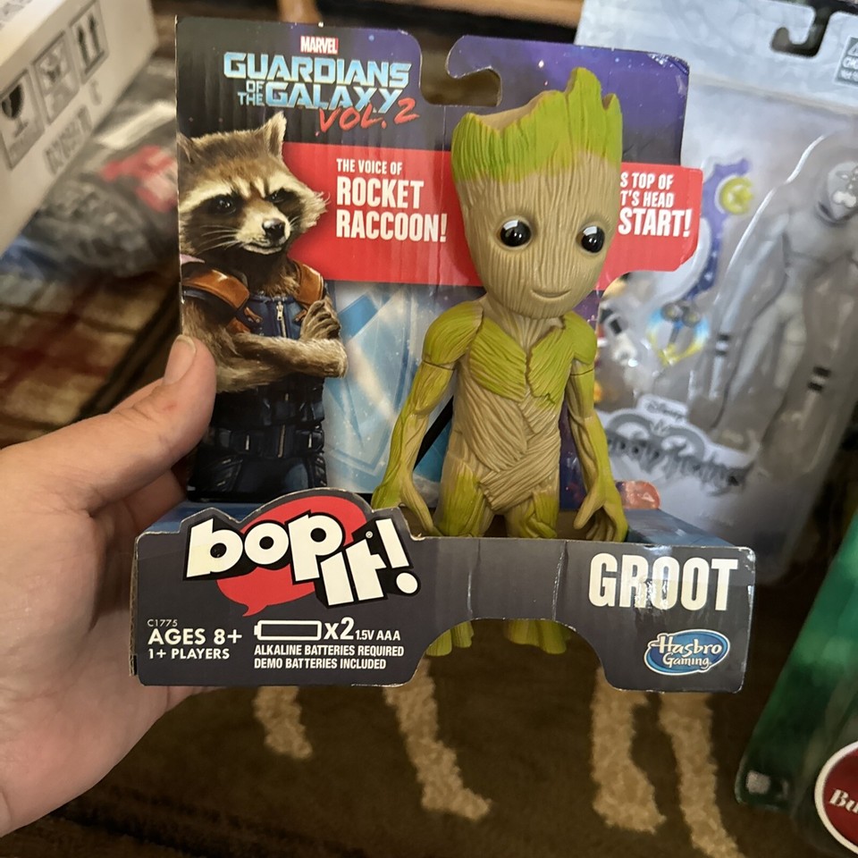 Bop It! Groot Marvel Guardians of the Galaxy Vol. 2 Hasbro Game 6.5" | eBay