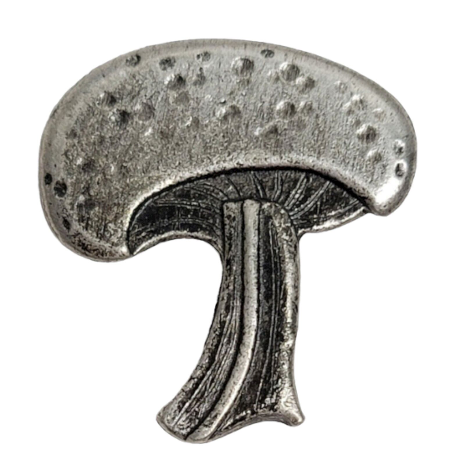 Metzke Pewter Toadstool/Mushroom Pin Brooch, Signed | eBay