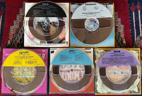 5 lot of POP MISC 7 1/2 ips 4-track reel to reel tapes | eBay