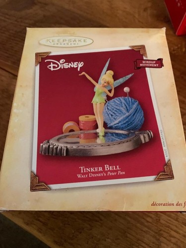 Hallmark Keepsake Ornmanet 2004 Tinker Bell Peter Pan Disney Yarn ...