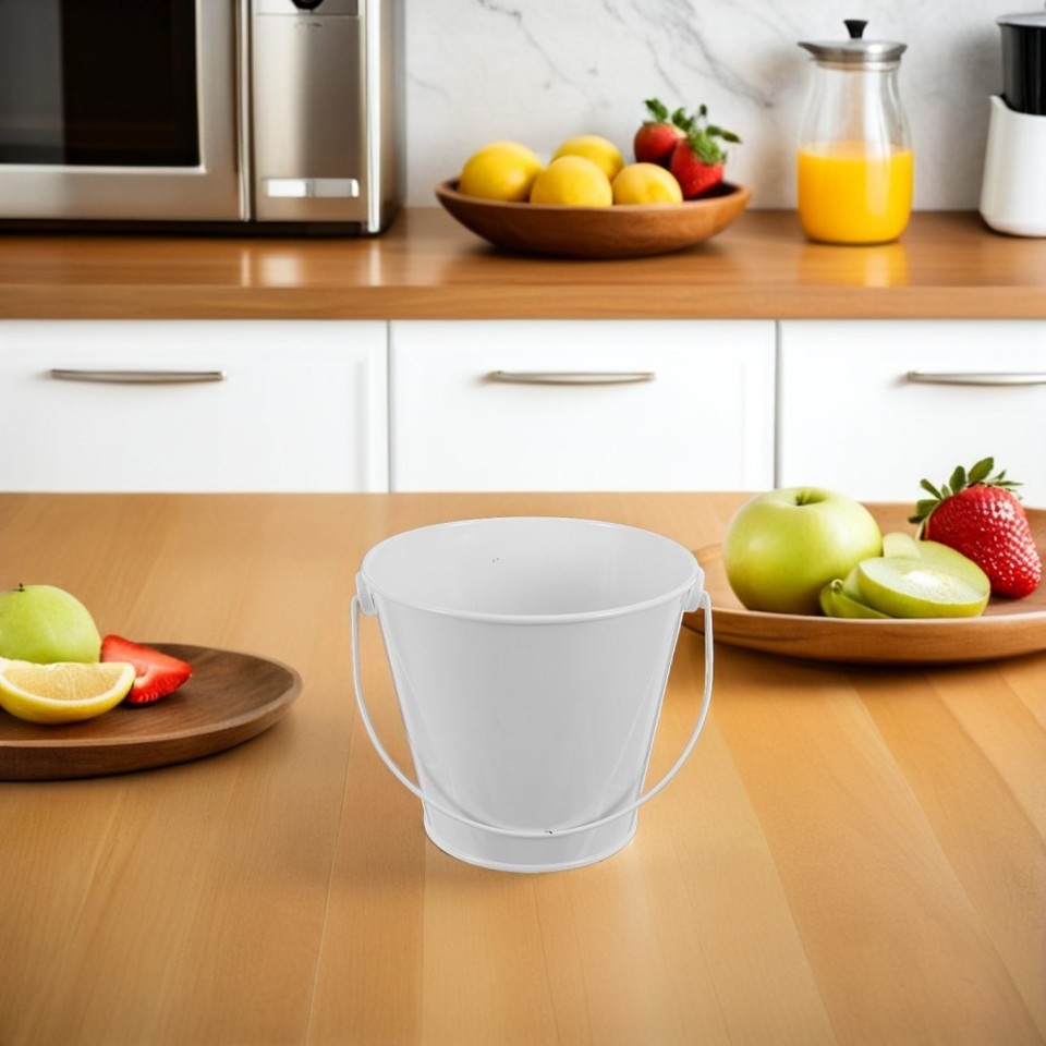 2Pcs BBQ Grease Catcher Bucket, Oil Disposal Container Metal Oil Bucket ...