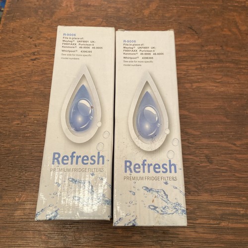 Refresh R-9006 Refrigerator Water Replacement Whirlpool Filter Maytag 2 ...