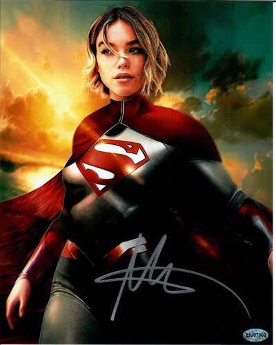 Milly Alcott Supergirl Actress Signed 8 x 10 Photo COA TTM Seal ...