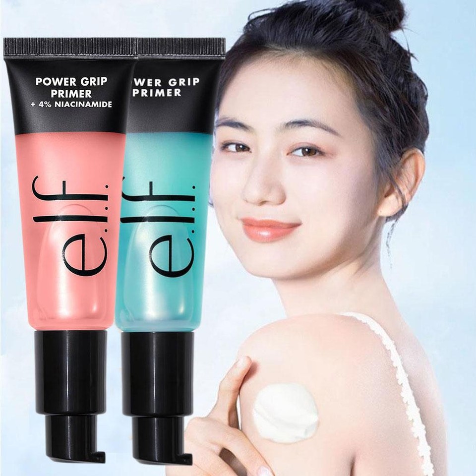 Elf Power Grip Primer Gel Based Moisturizing Facial Primer Firming Make ...