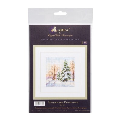 New Alisa Cross Stitch Kit Winter Came 0-237 | eBay