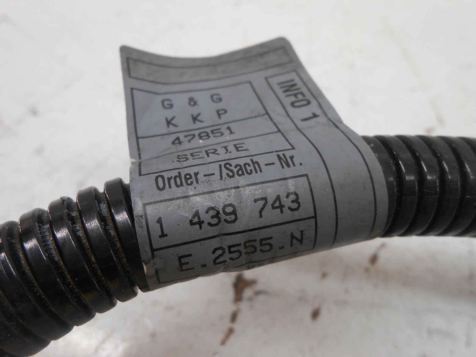 BMW Alternator - Starter Cable 12421439743 E36 E46 E83 for sale online ...