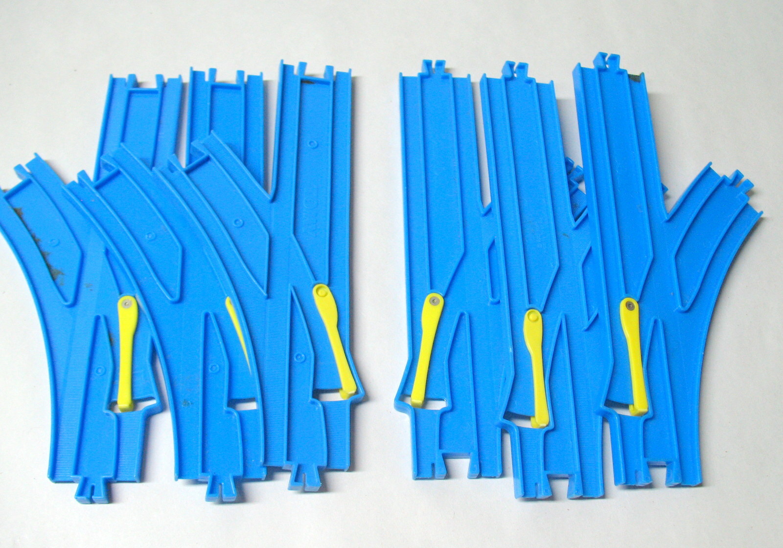 Thomas & Friends trackmaster TOMY Blue Track. 8 SWITCHES VGUC | eBay